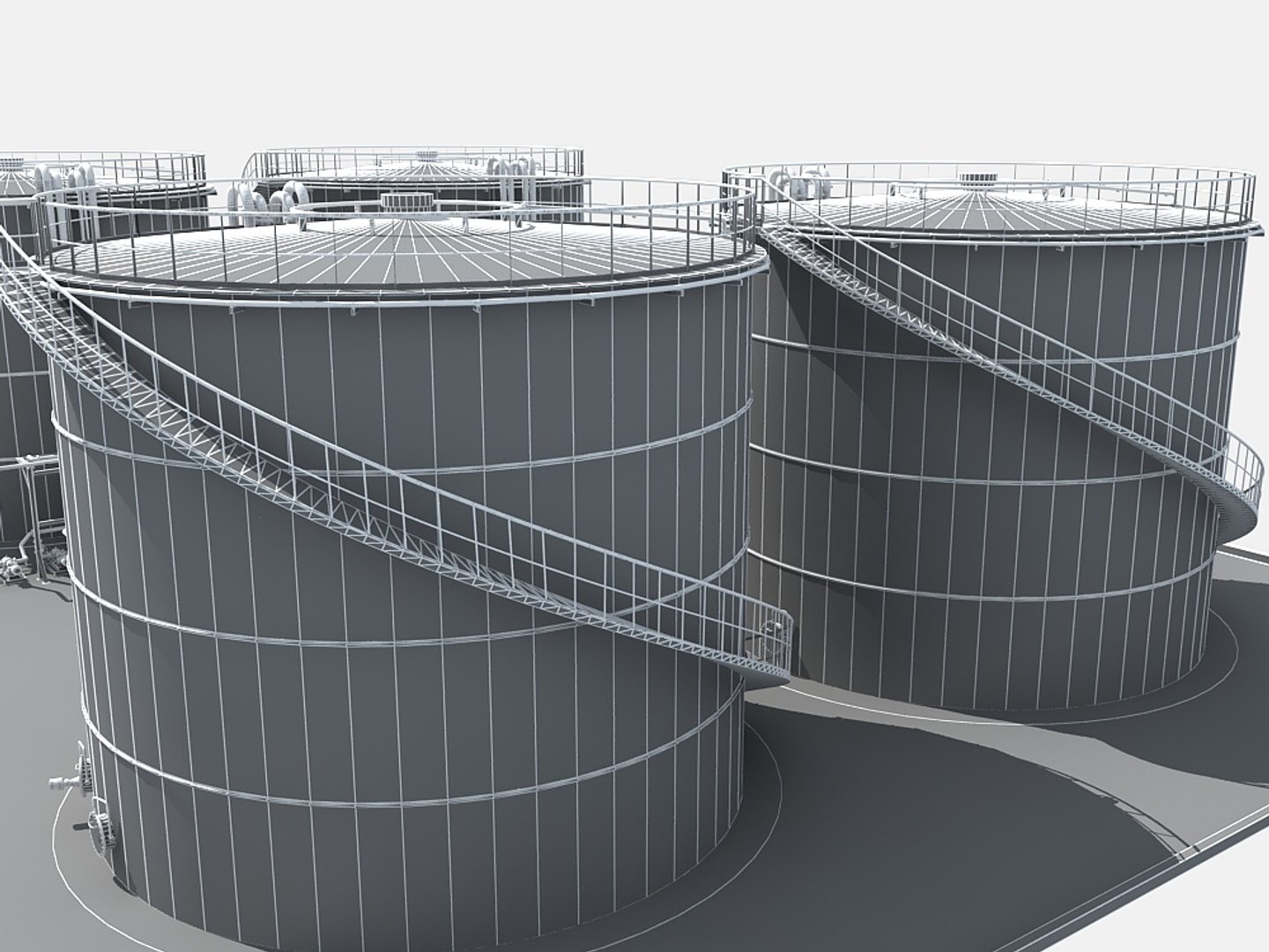 Oil Tank 3D Model - TurboSquid 1589148