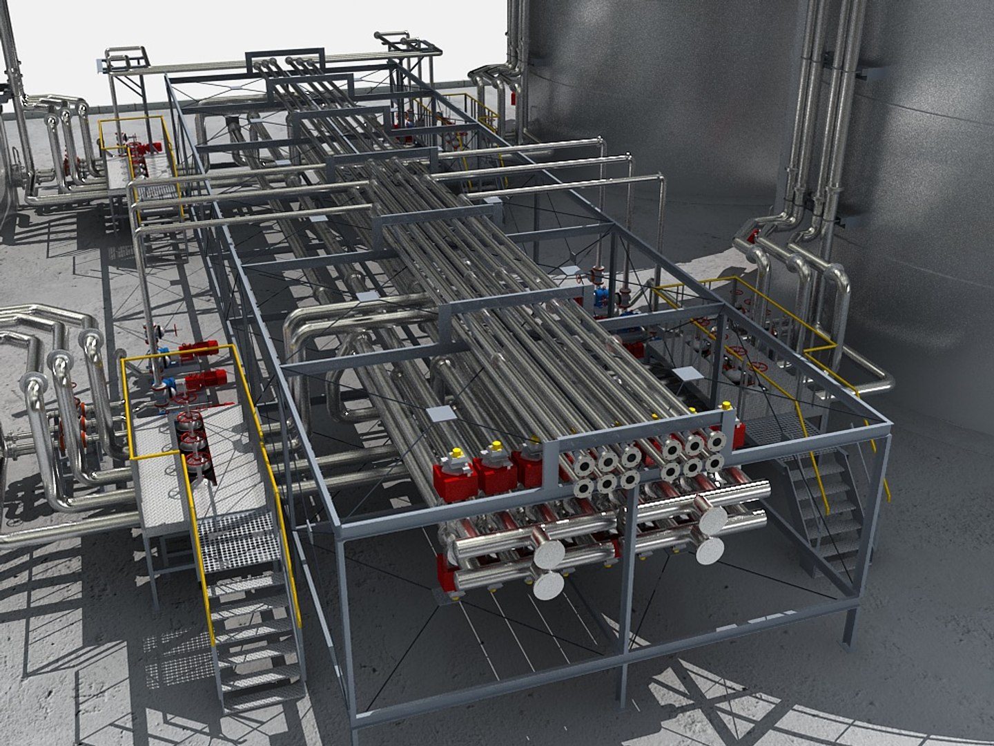 Oil Tank 3D Model - TurboSquid 1589148