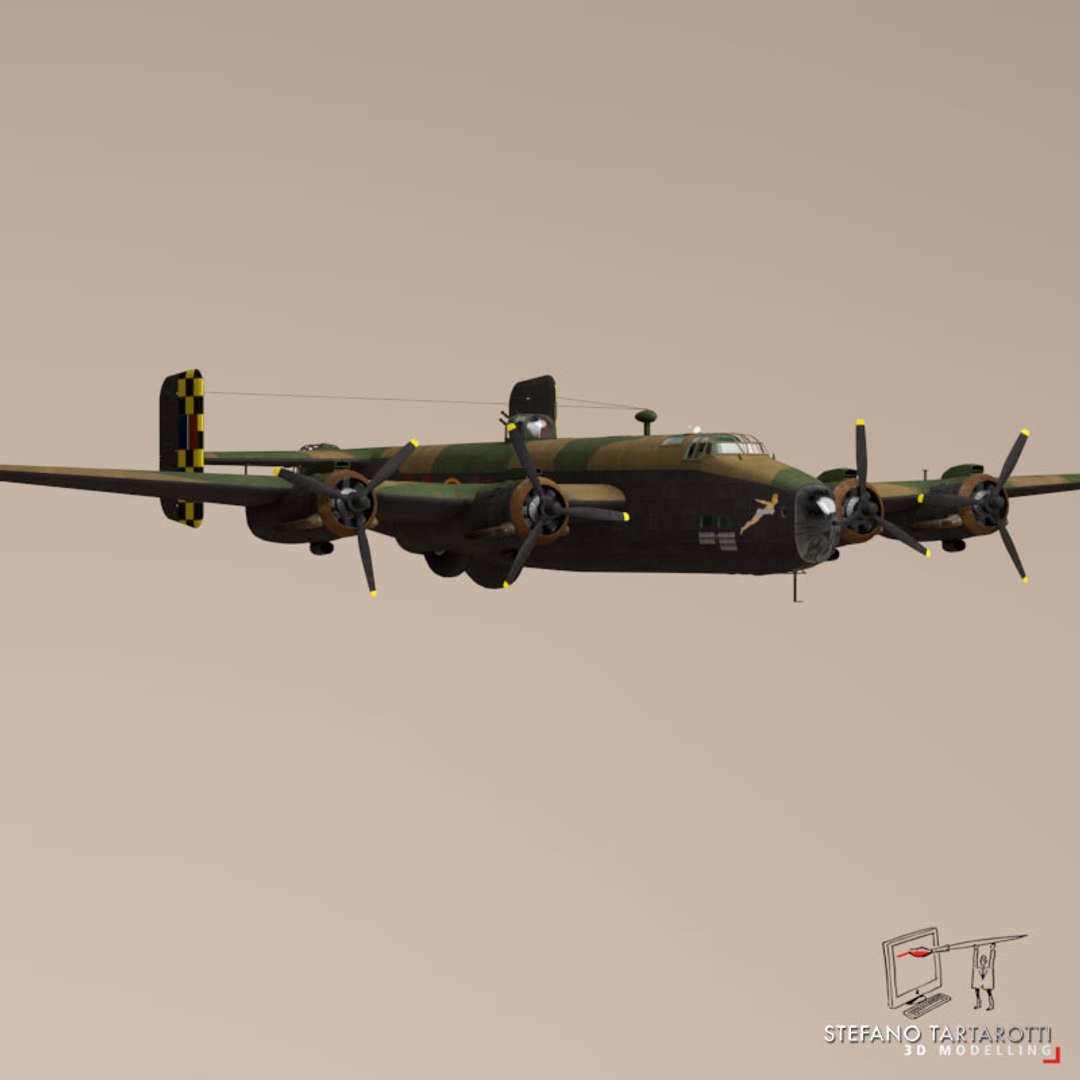 handley page halifax bombers 3ds