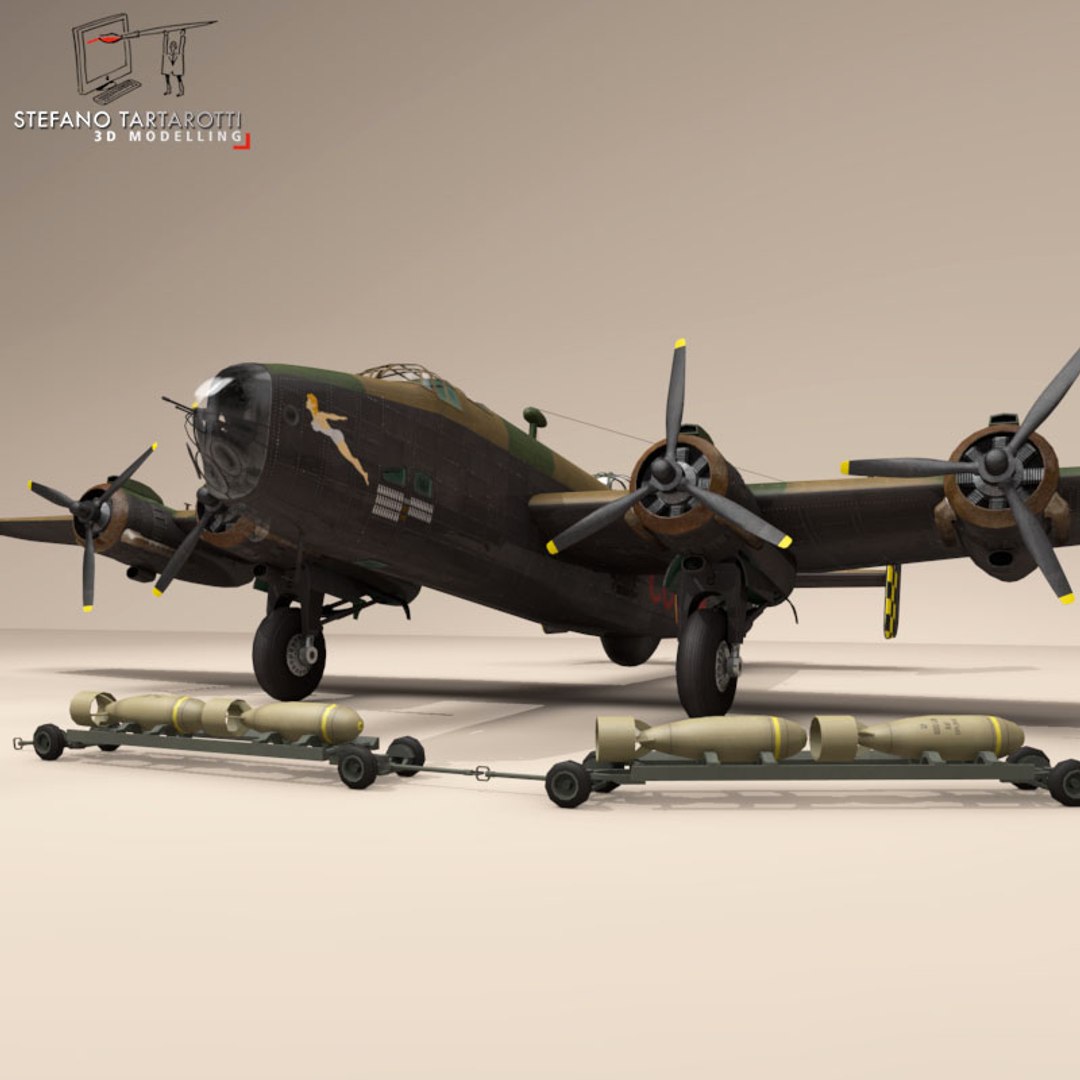 handley page halifax bombers 3ds