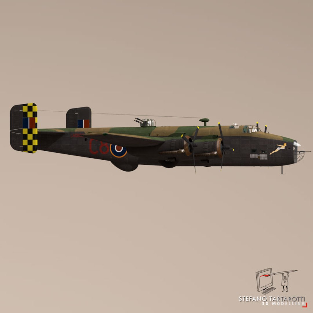 handley page halifax bombers 3ds