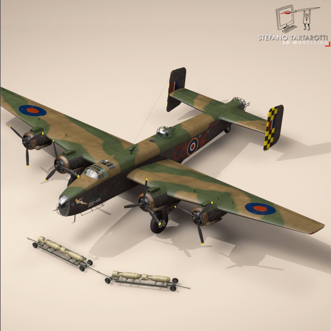 handley page halifax bombers 3ds