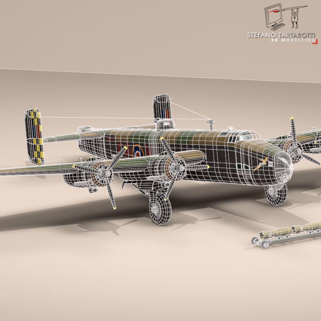 handley page halifax bombers 3ds