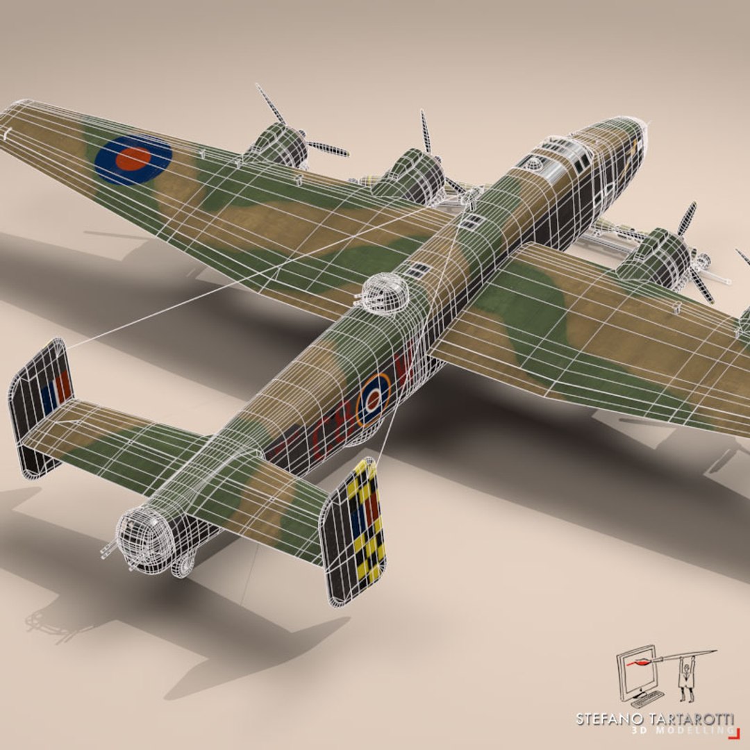 handley page halifax bombers 3ds