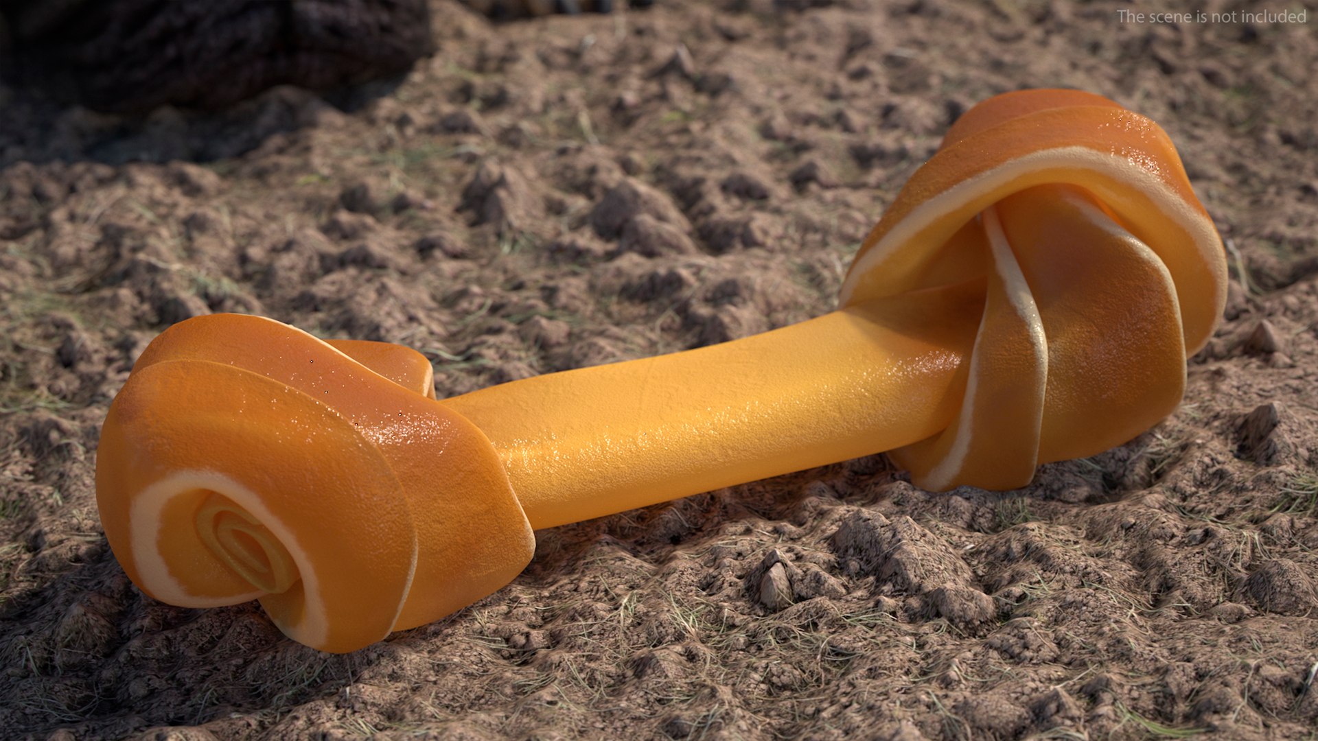 3D Chewing Dog Chew Bone - TurboSquid 2094954