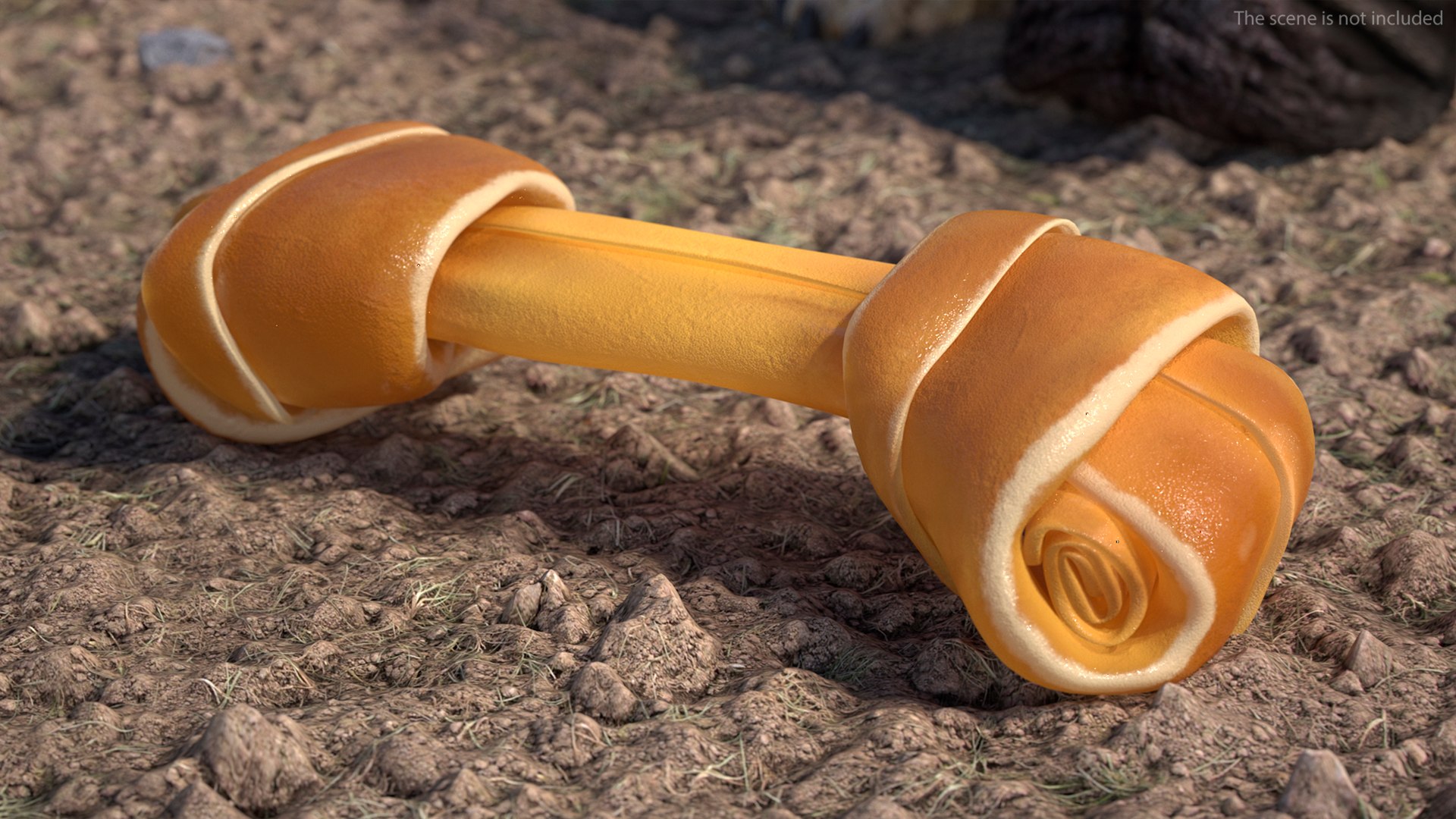 3D Chewing Dog Chew Bone - TurboSquid 2094954