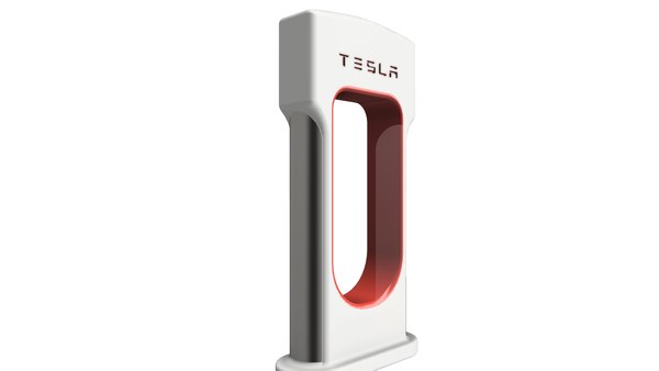 modelo 3d TESLA SUPERCHARGER MODEL DECOR STL FILE 3D print model ...