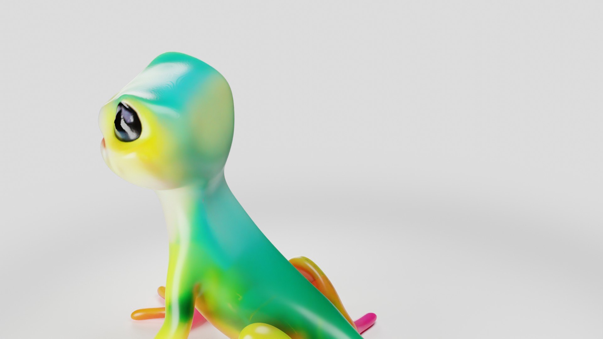 3D Gecko Hero Stylized 3D Lizard Character PBR Game Animation Ready ...