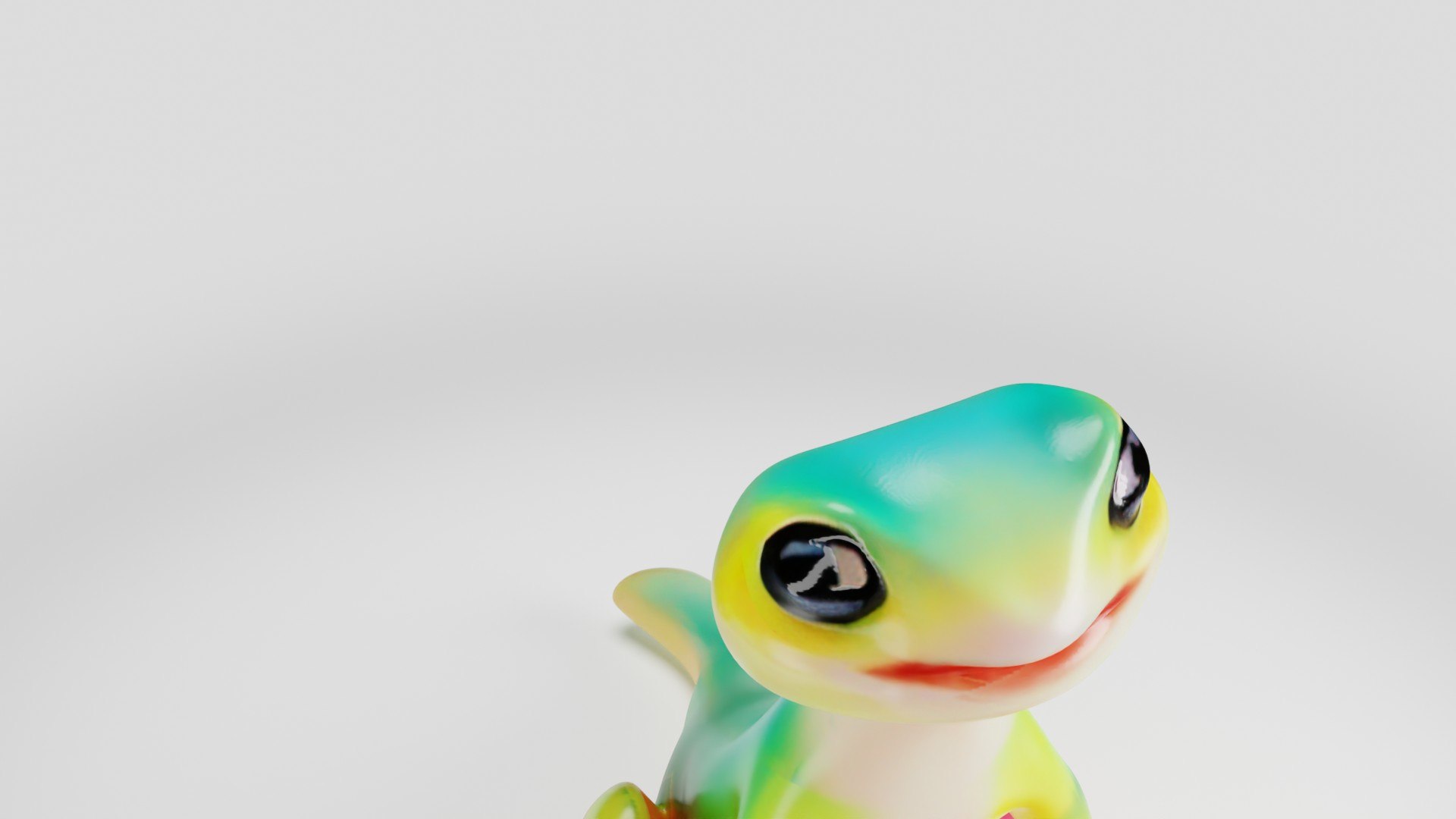 3D Gecko Hero Stylized 3D Lizard Character PBR Game Animation Ready ...