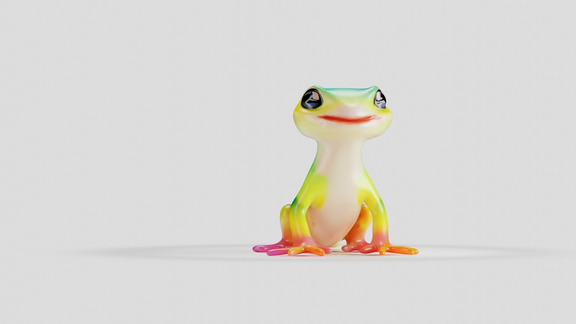 3D Gecko Hero Stylized 3D Lizard Character PBR Game Animation Ready ...