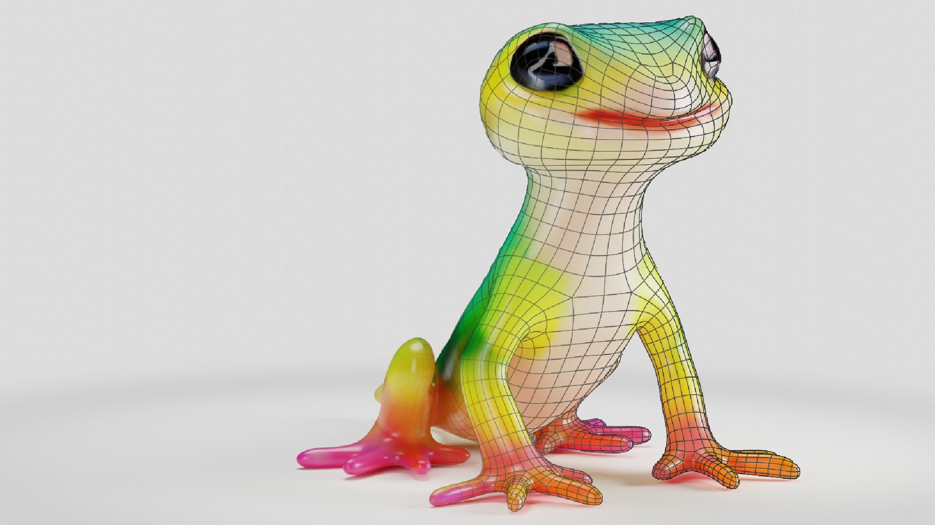 3D Gecko Hero Stylized 3D Lizard Character PBR Game Animation Ready ...