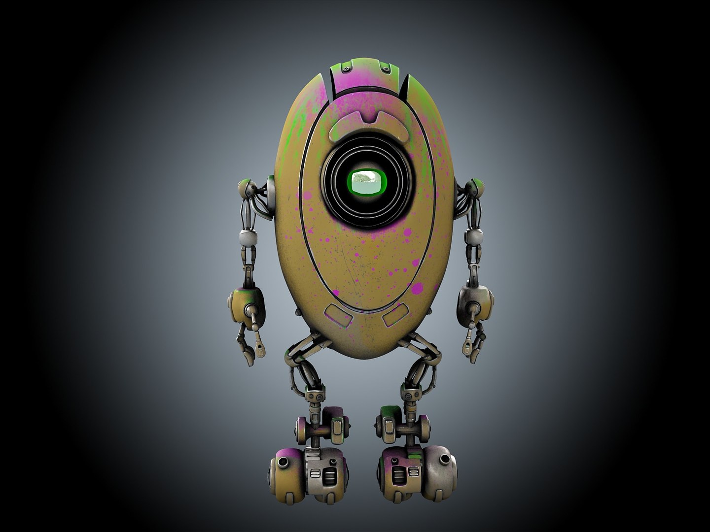 Sci-fi Robot Max