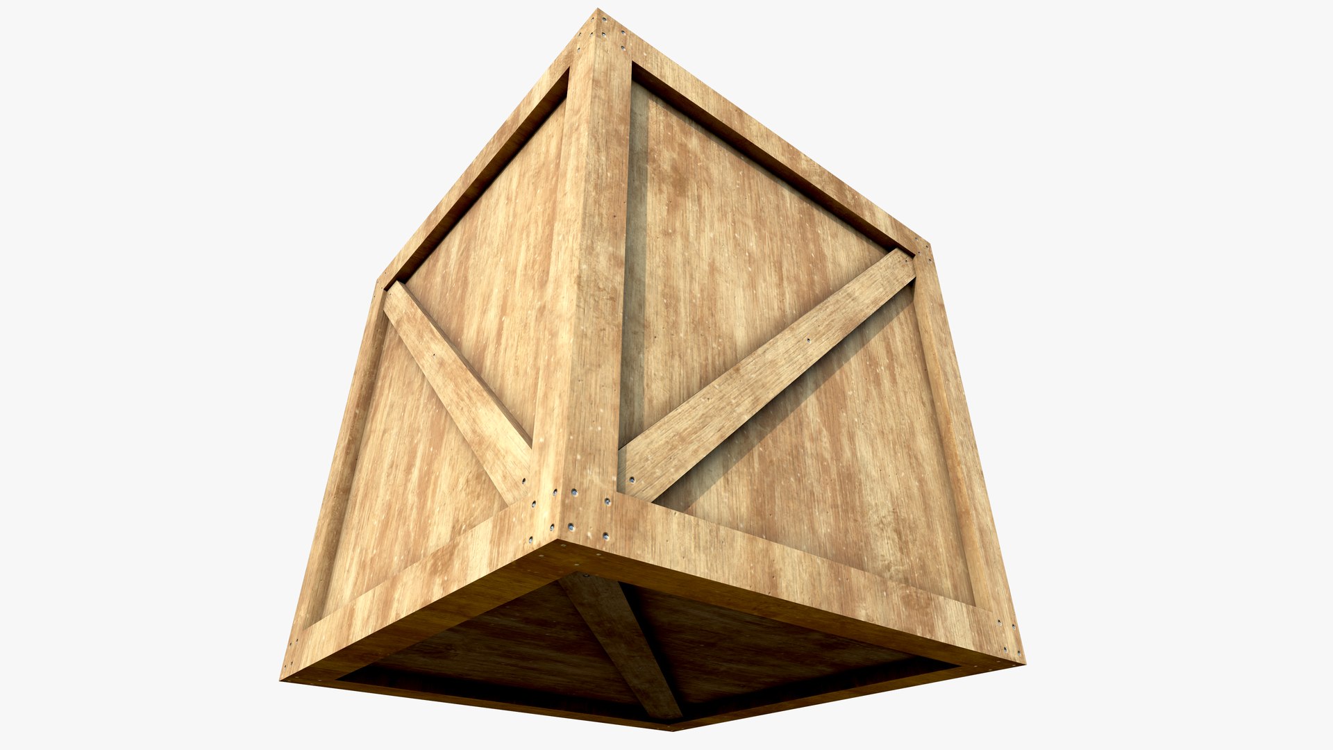 Wooden Crate 6 With PBR 4K 8K 3D Model - TurboSquid 1787520