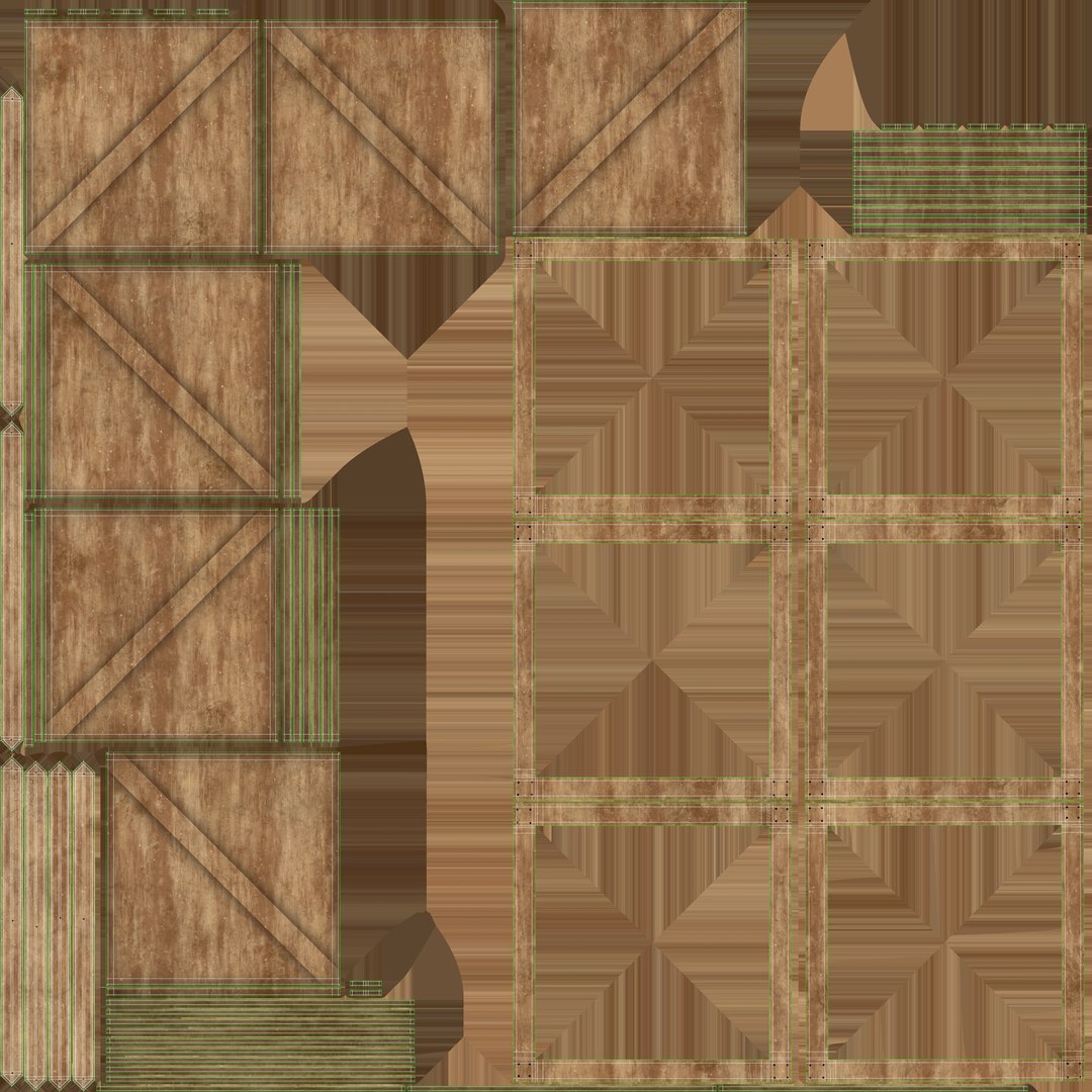 Wooden Crate 6 With PBR 4K 8K 3D Model - TurboSquid 1787520