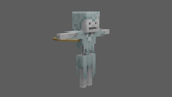 modelo 3d Minecraft Stray - TurboSquid 2056949
