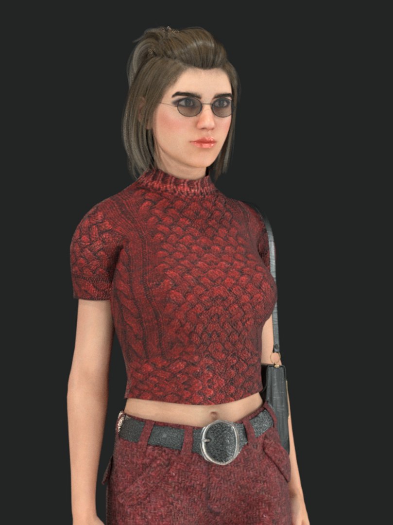 3D Realistic Rigged Office Woman Character 3D Model - TurboSquid 2271978