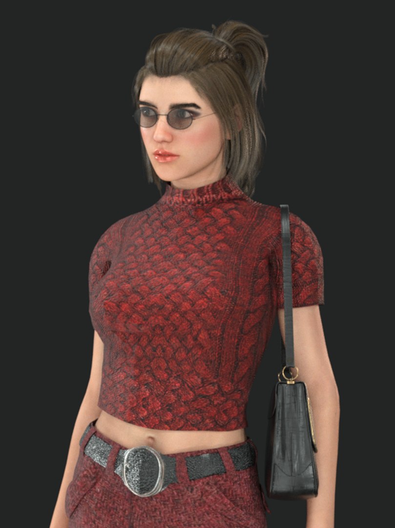 3D Realistic Rigged Office Woman Character 3D Model - TurboSquid 2271978