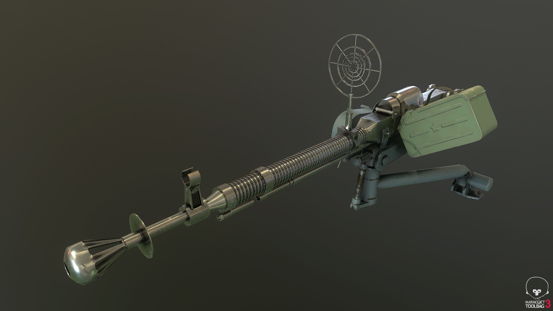 Dshk Soviet Machine 3D Model - TurboSquid 1205561