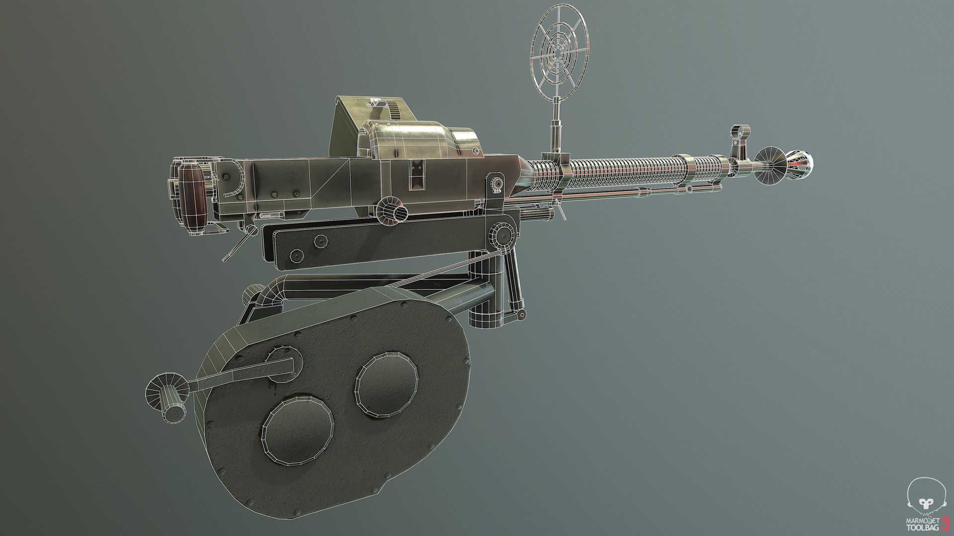 Dshk Soviet Machine 3D Model - TurboSquid 1205561