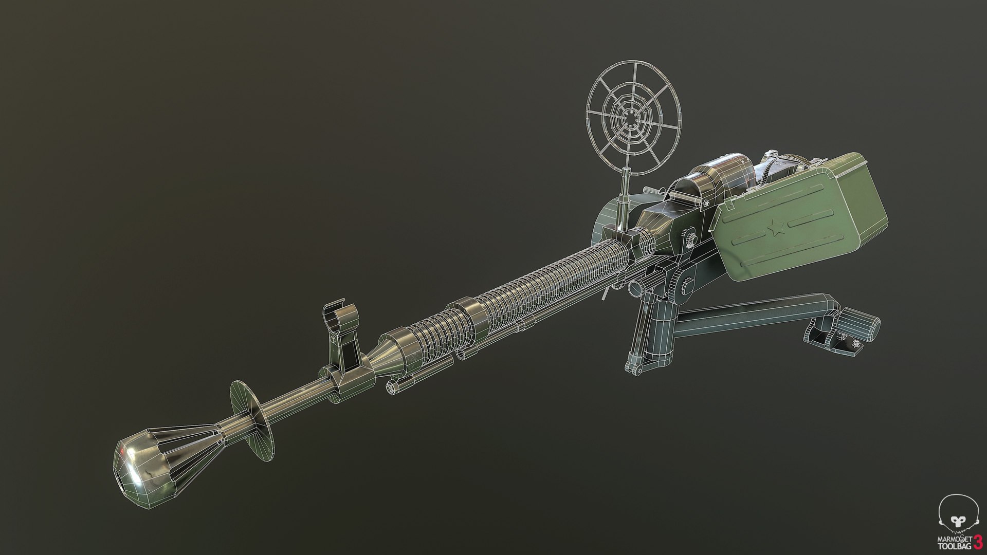 Dshk Soviet Machine 3D Model - TurboSquid 1205561