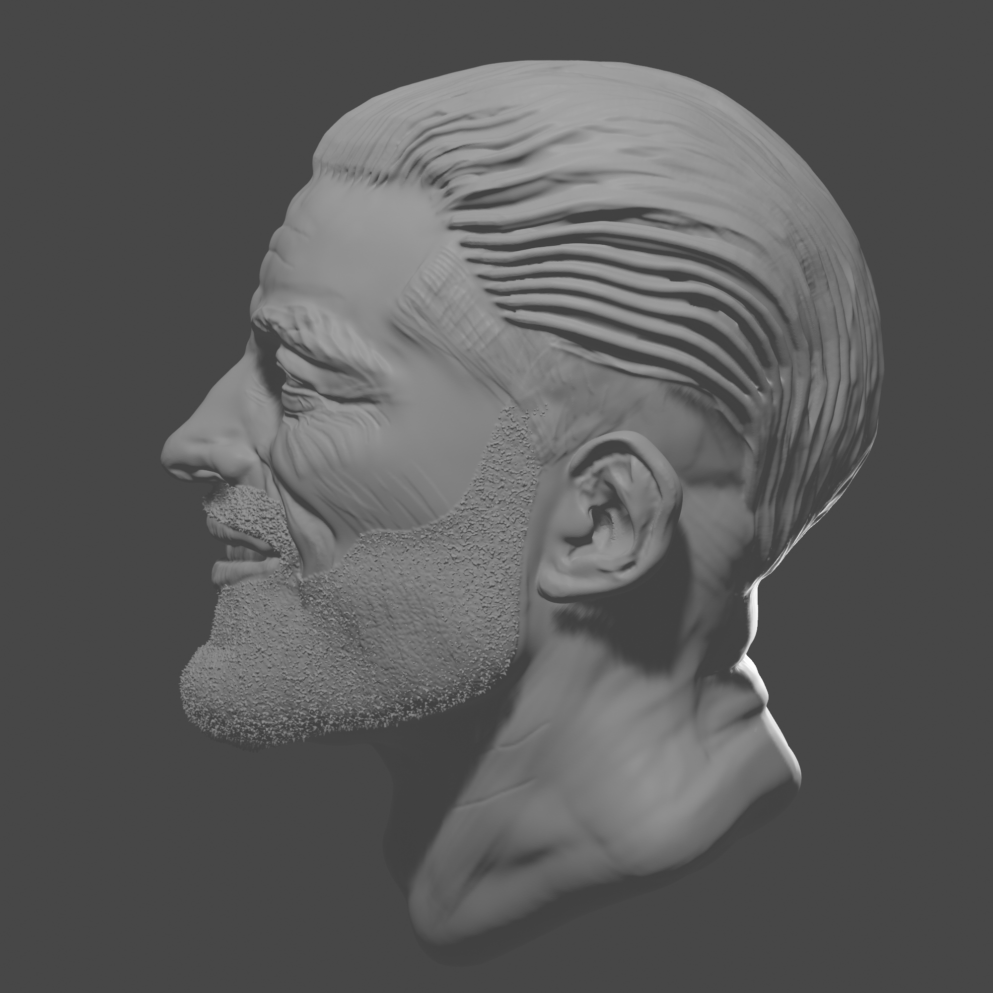 modèle 3D de Tête de Gigachad gratuit - TurboSquid 2031875