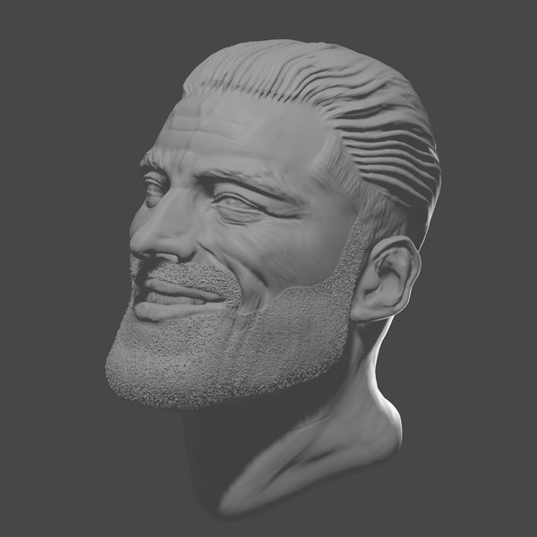 modelo 3d Gigachad Head gratis - TurboSquid 2031875