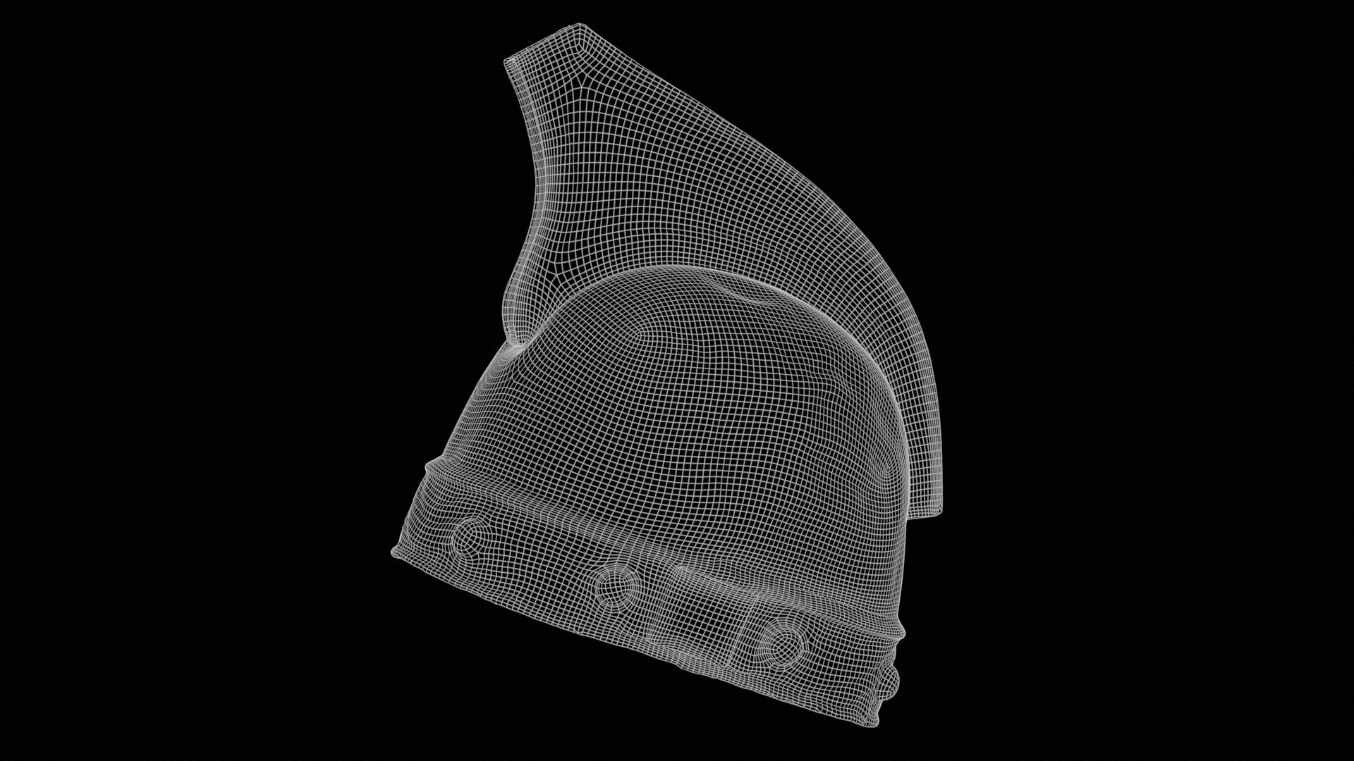 3D Fin Helmet Remastered Model - TurboSquid 2360059