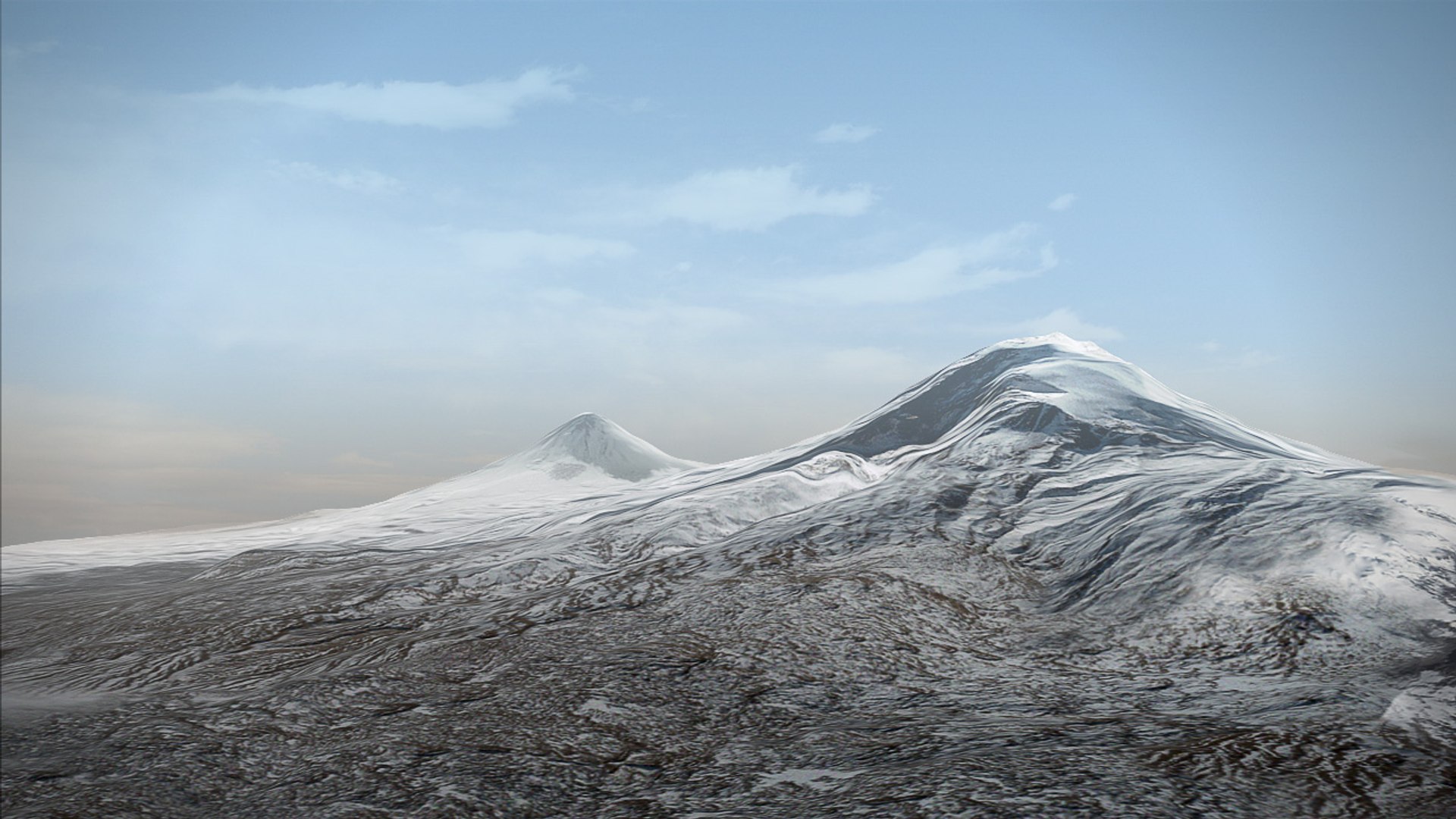 Mountain Ararat 3d Model