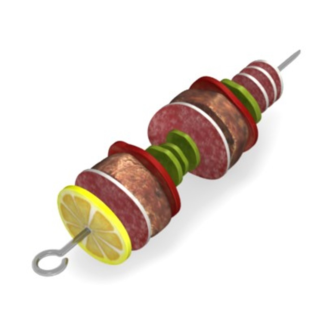 3d Skewer Model