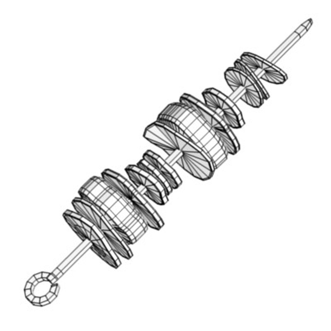 3d Skewer Model