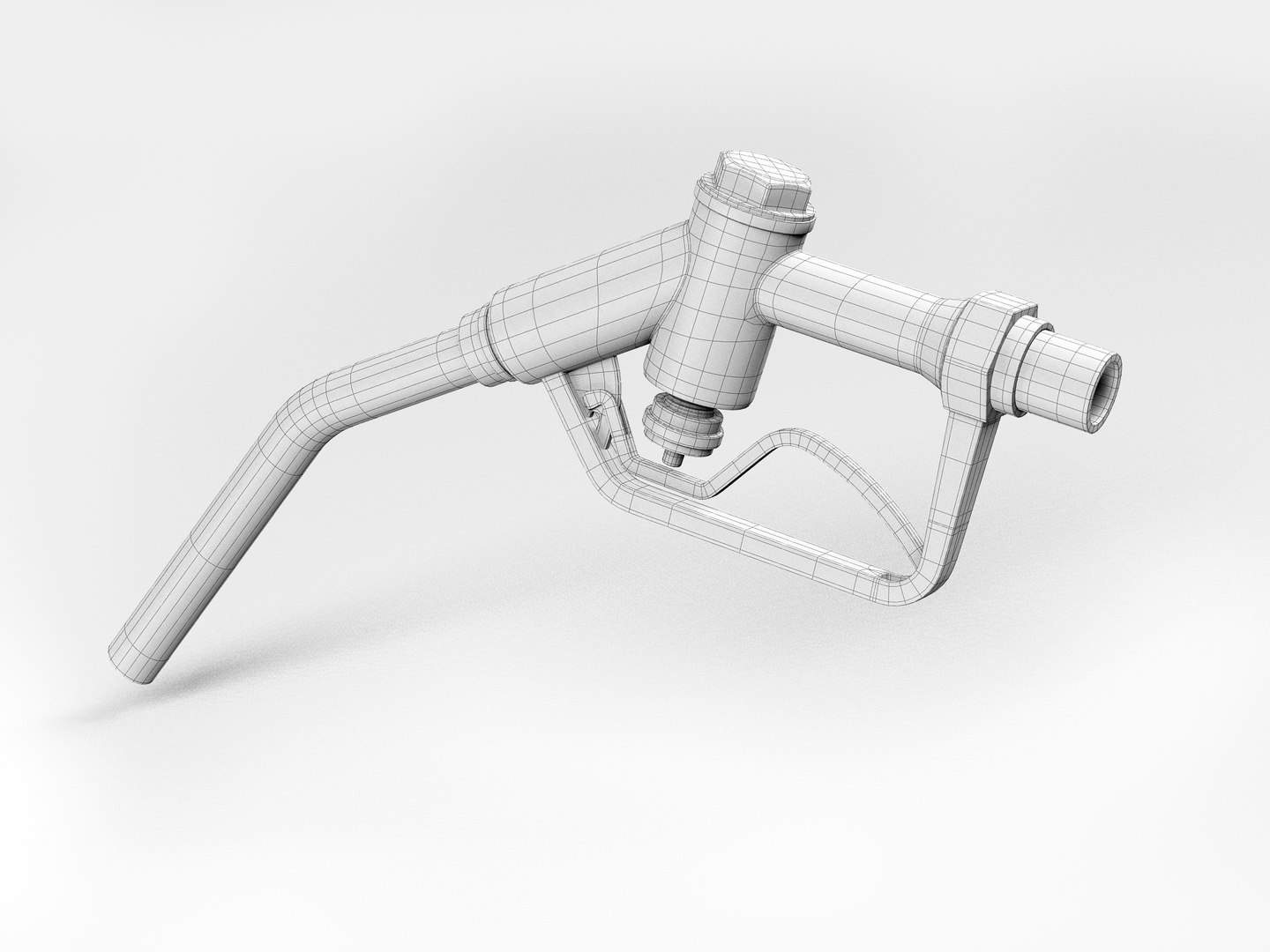 3D Vintage Fuel Nozzle Model - TurboSquid 2244706
