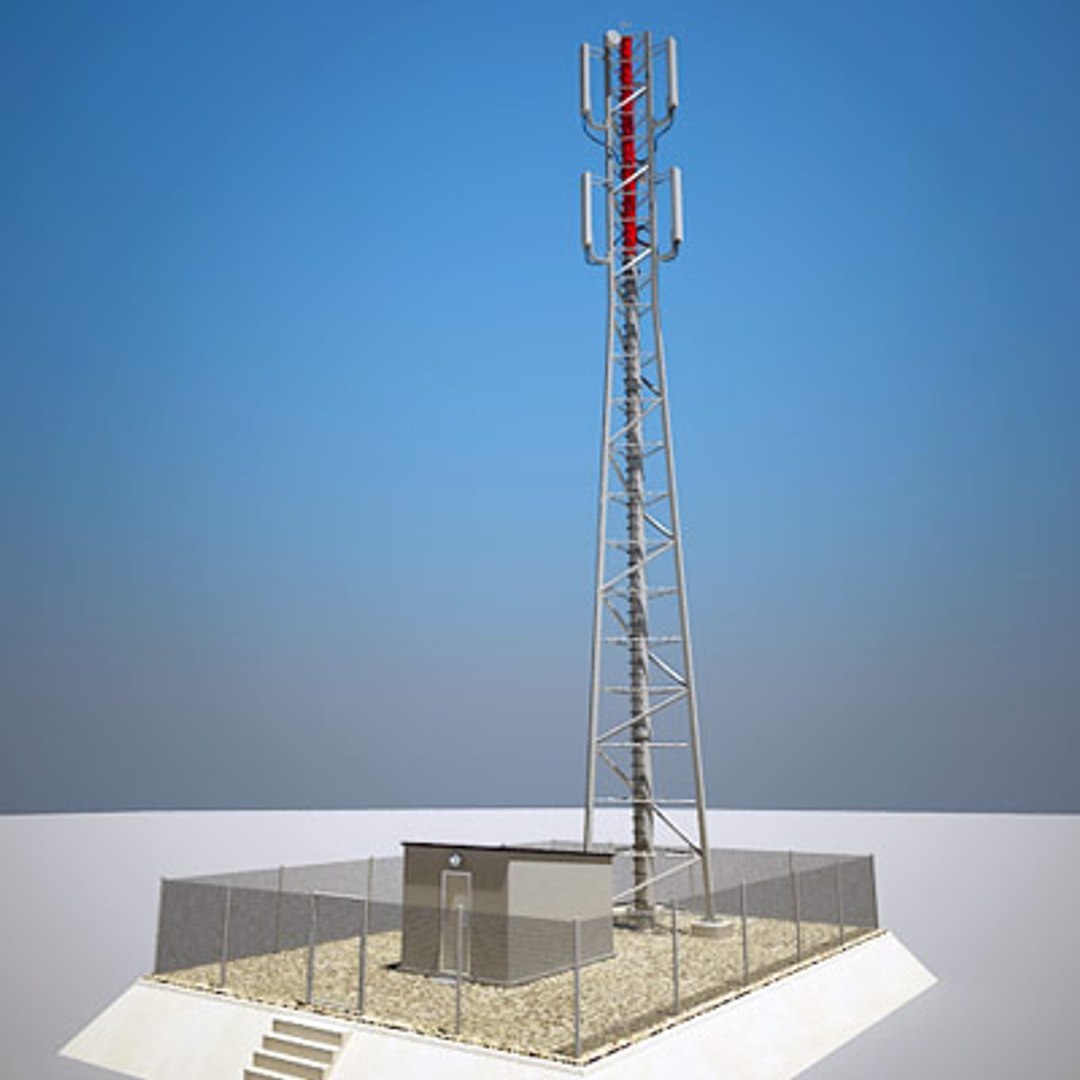 3d cell towers model