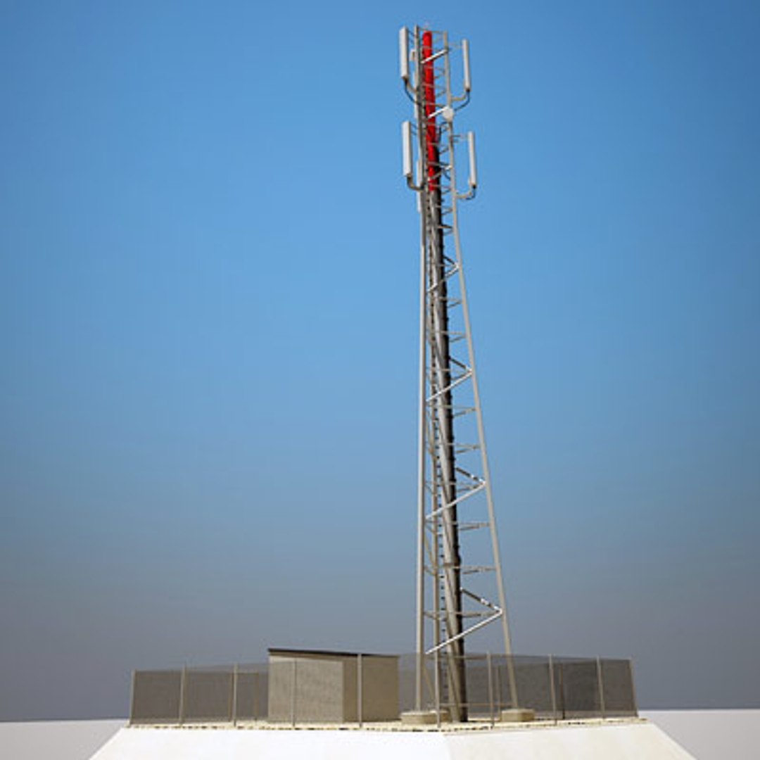 3d cell towers model