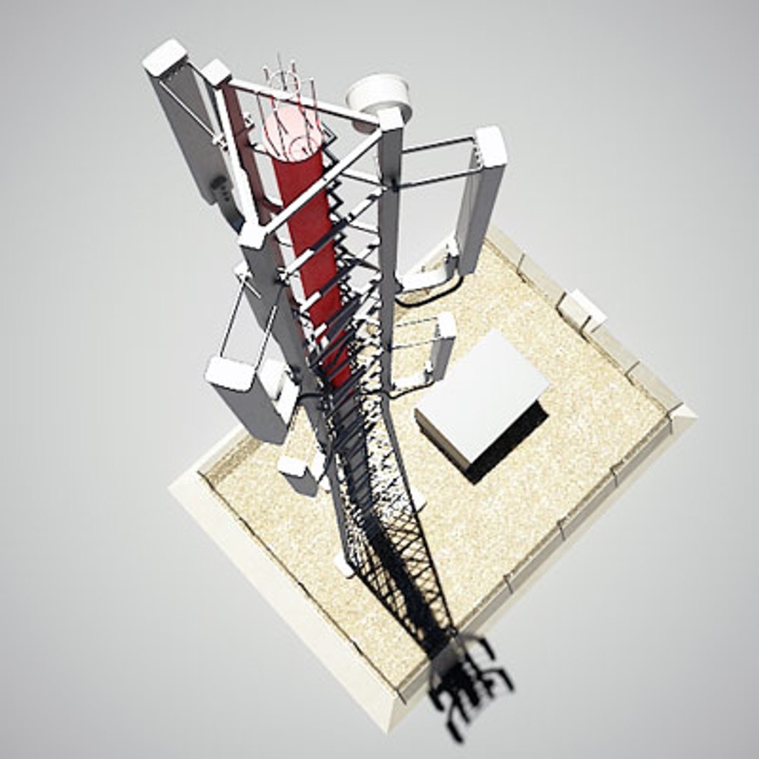 3d cell towers model