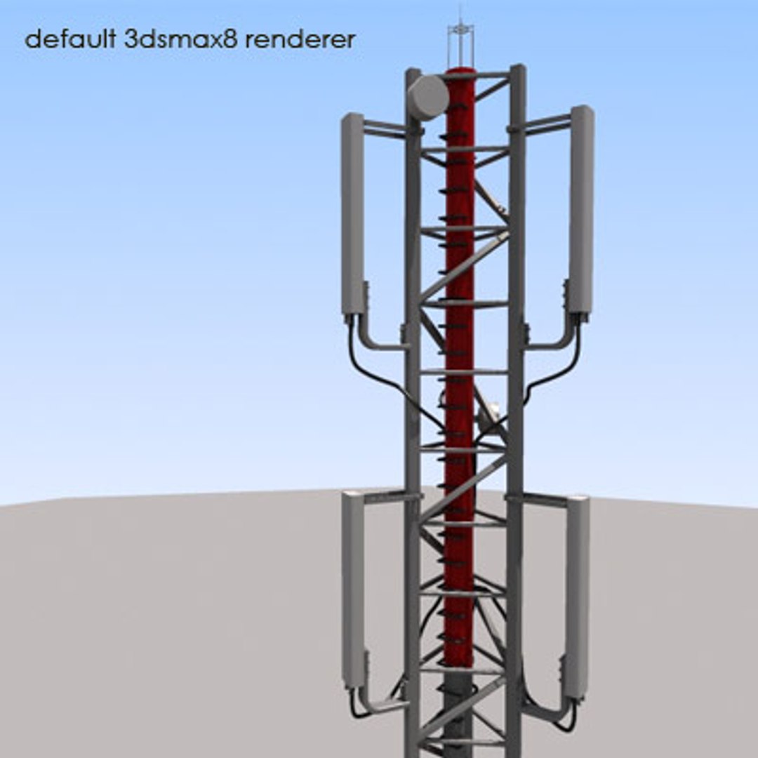 3d cell towers model