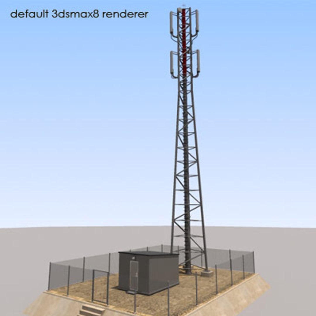 3d cell towers model