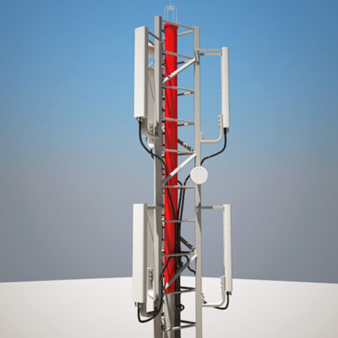 3d cell towers model