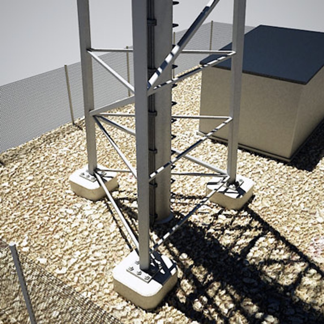 3d cell towers model