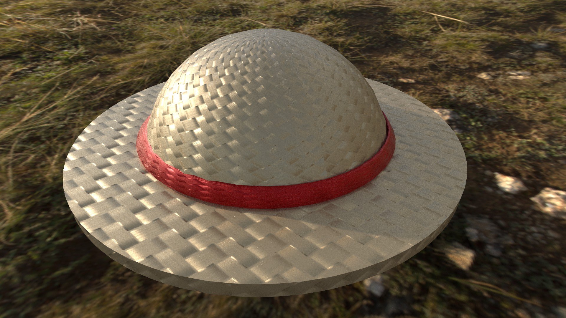 Straw Hat 3D Model - TurboSquid 2431159