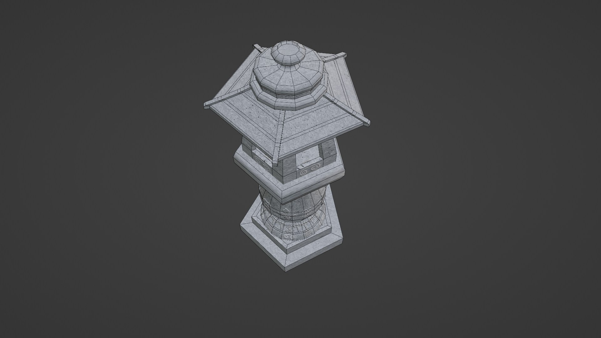 3D Stone Lantern - TurboSquid 1933222
