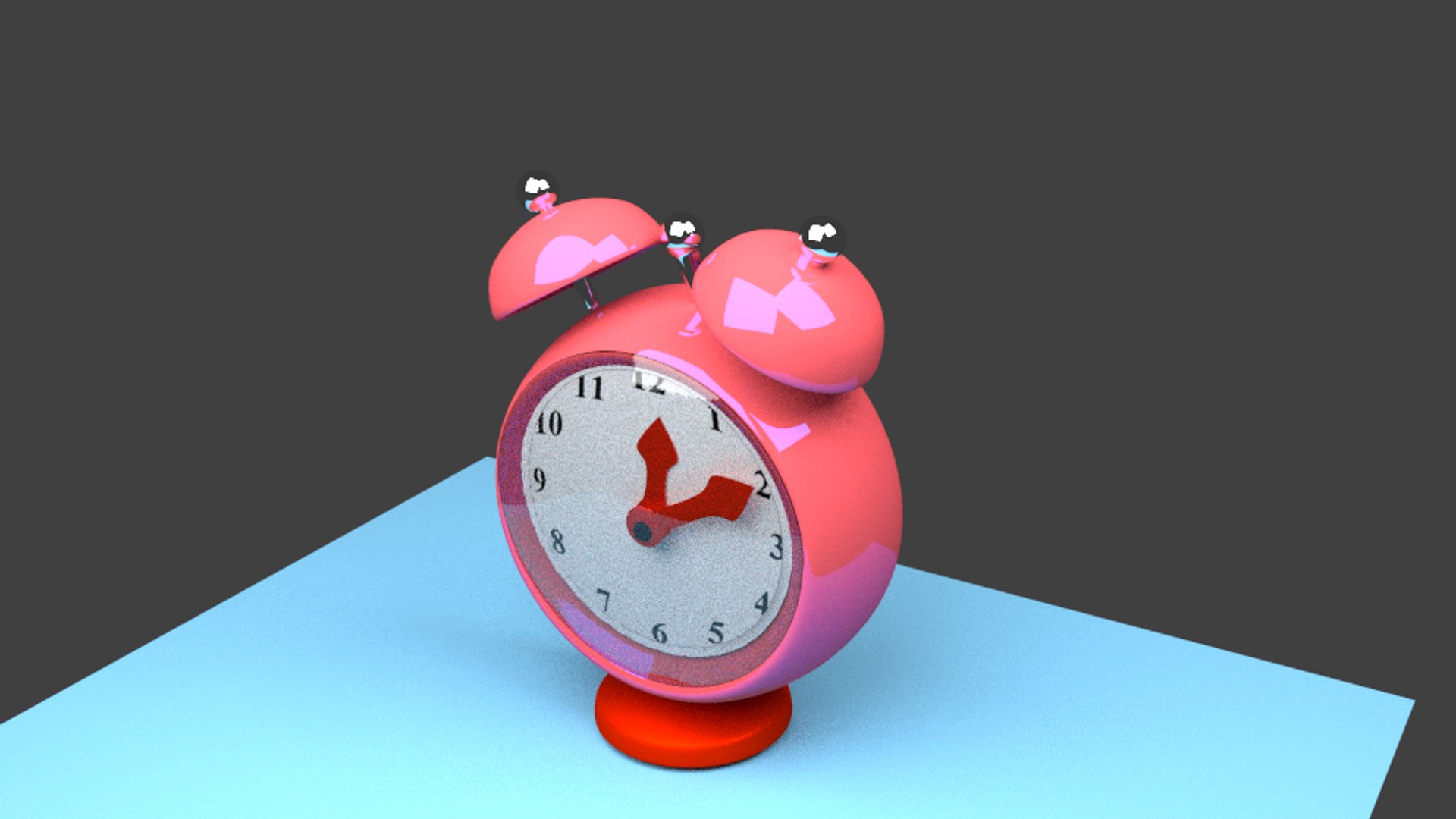Simple Alarm Clock 3d Model