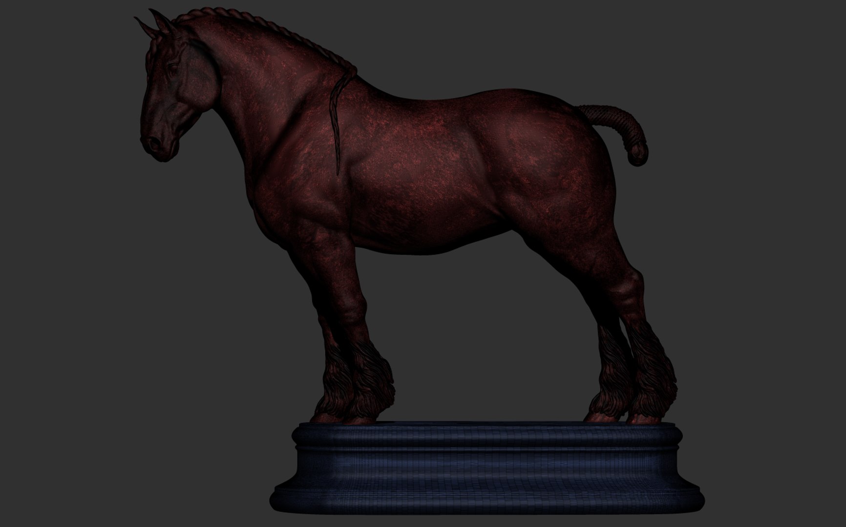 Shire Horse 3D Model - TurboSquid 2110325
