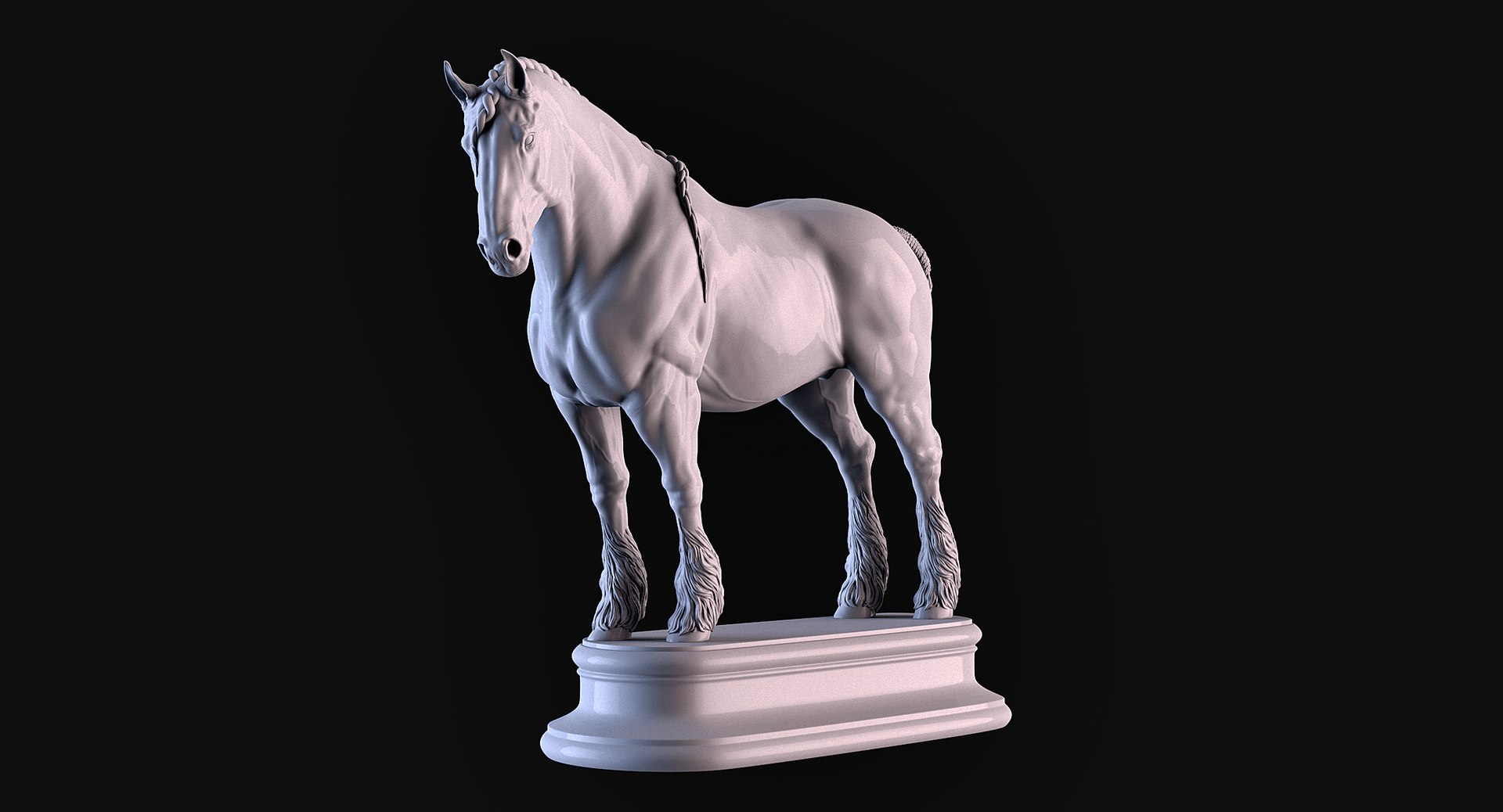 Shire Horse 3D model - TurboSquid 2110325