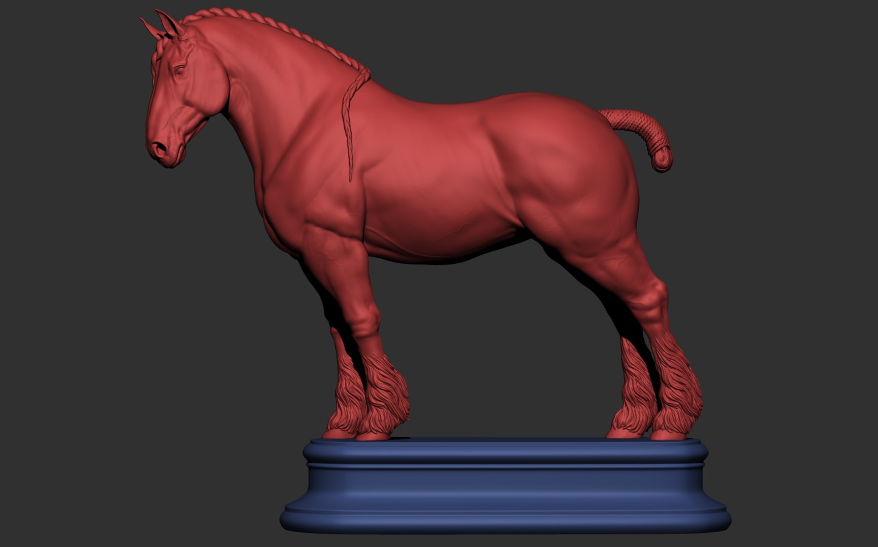Shire Horse 3D Model - TurboSquid 2110325