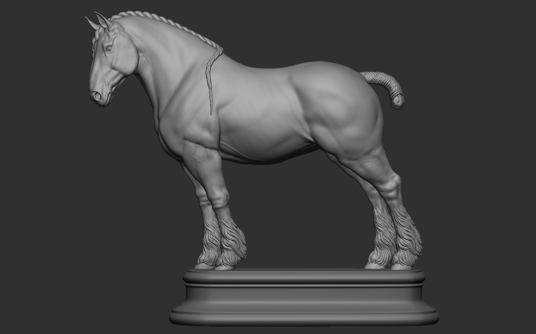 Shire Horse 3D Model - TurboSquid 2110325