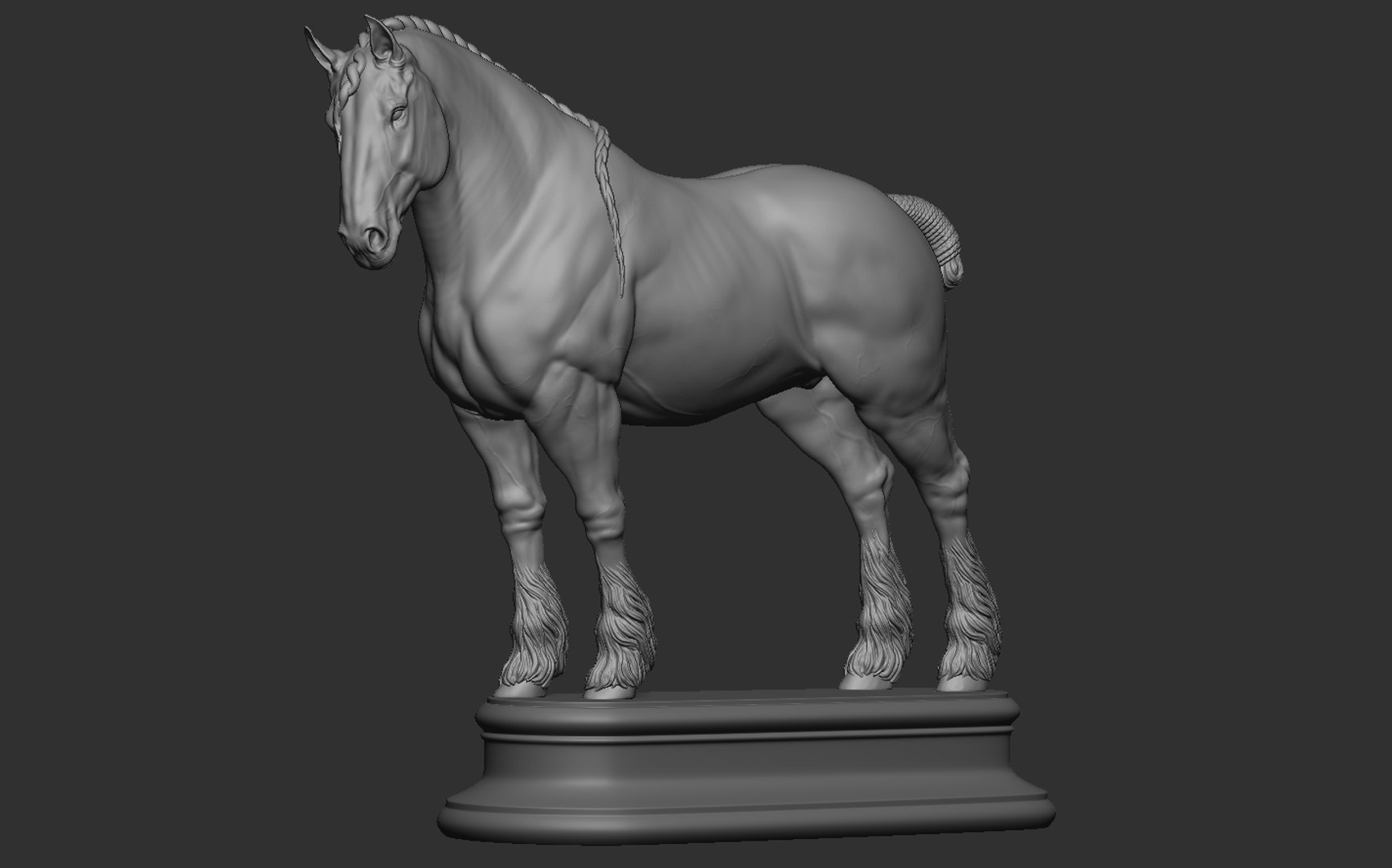 Shire Horse 3D Model - TurboSquid 2110325