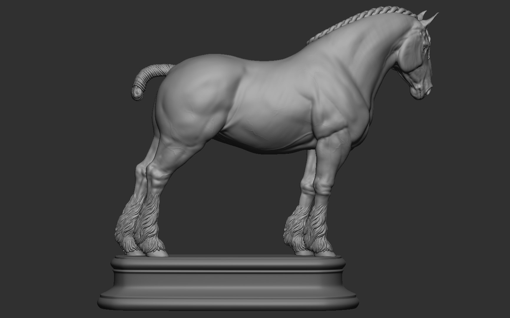 Shire Horse 3D Model - TurboSquid 2110325