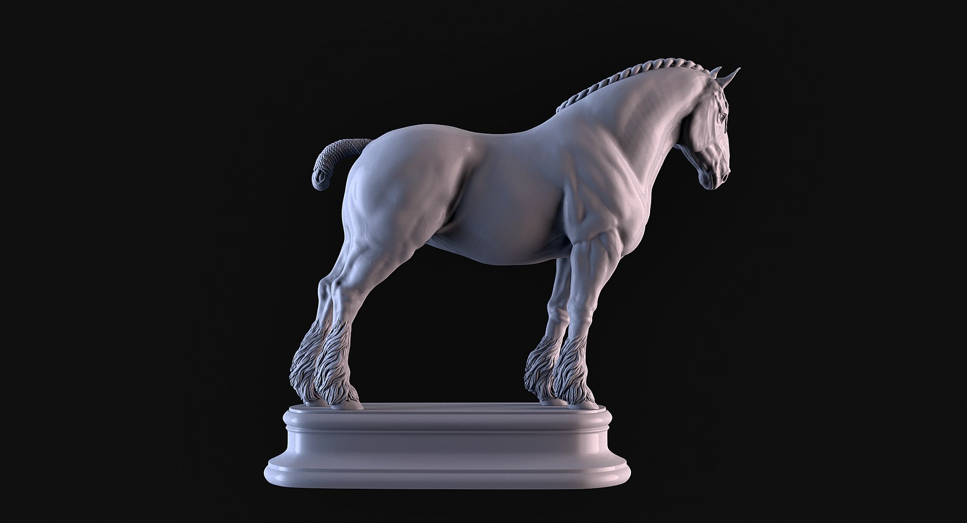 Shire Horse 3D model - TurboSquid 2110325