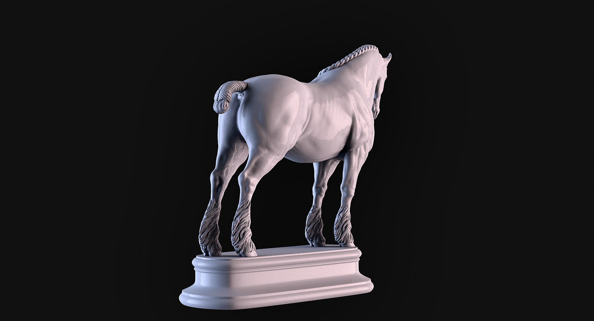 Shire Horse 3D Model - TurboSquid 2110325