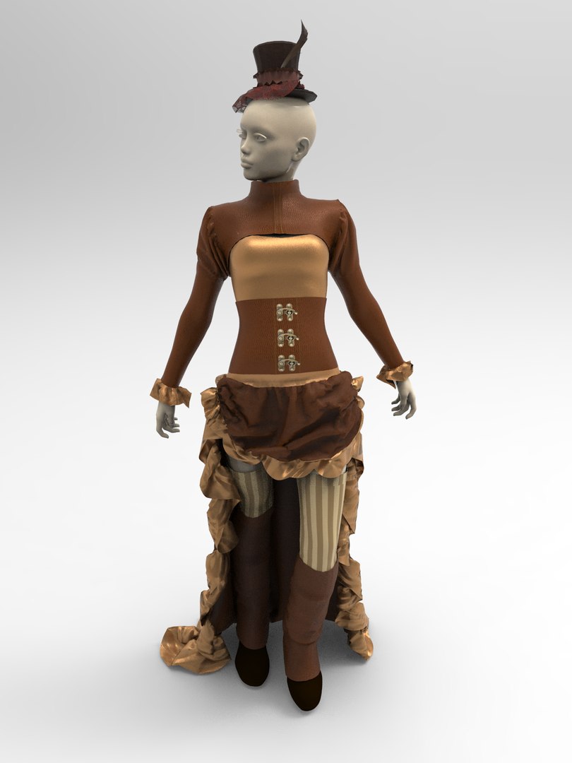 Clothing costume fashion model - TurboSquid 1671401